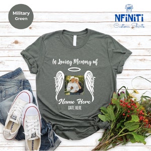 Custom Photo Memorial Shirt Personalized Remembrance Shirt - Etsy