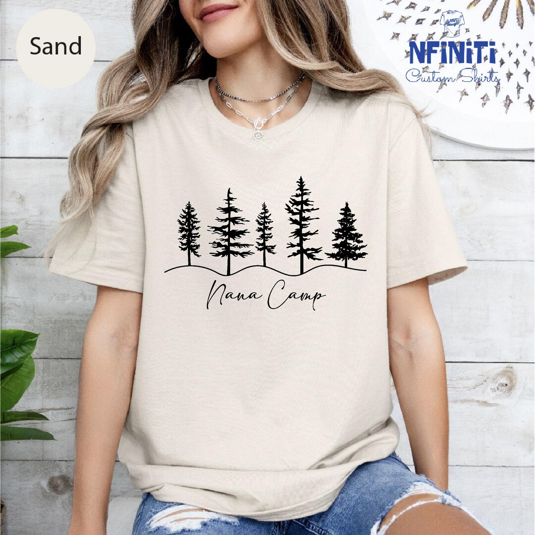Pine Trees Shirt, Evergreen Trees Women Shirt, Nature Lover Tee ...