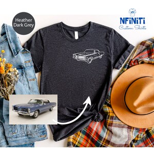 Custom Car Shirt, Personalized Car Photo Print Shirt, Customized Car ...