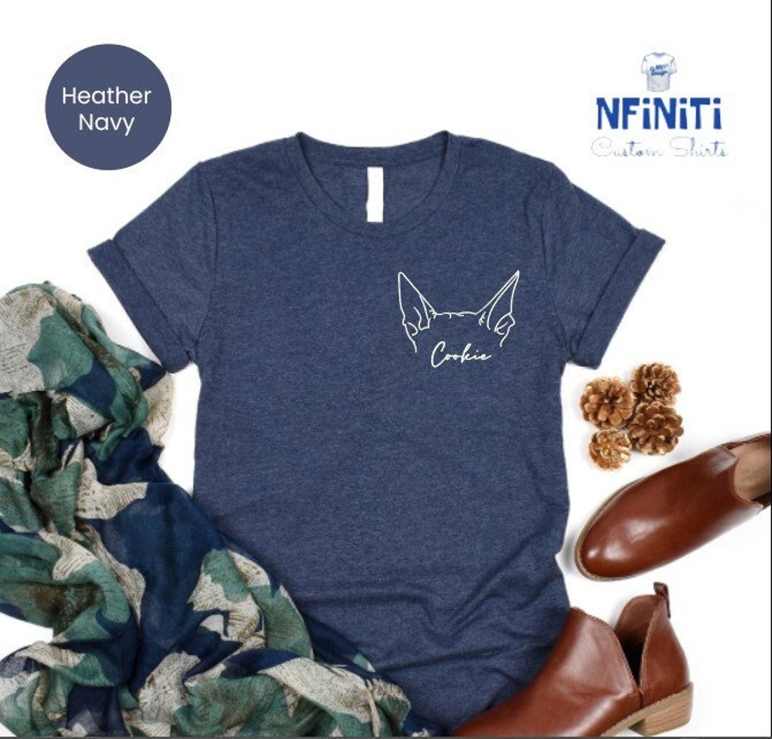 Custom Cat Shirt, Personalized Cat Name Shirt, Cat Lover Shirt, Cat Mom ...