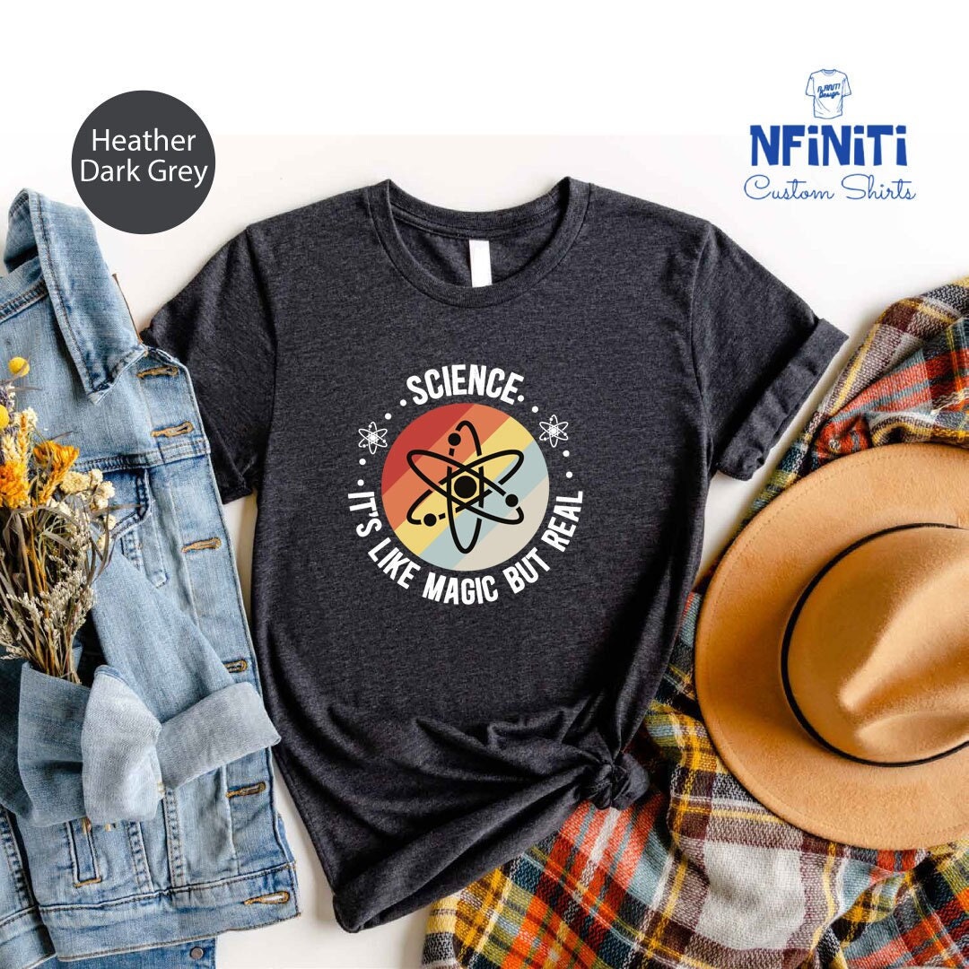 Retro Science Shirts, Vintage Science Tee, Science Teacher Shirts ...