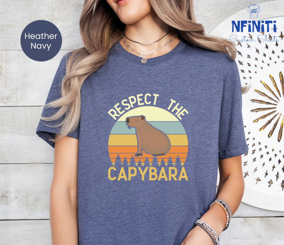 Capybara Shirt, Cute Capybara Shirt, Capybara Tee, Capybara Clothes ...