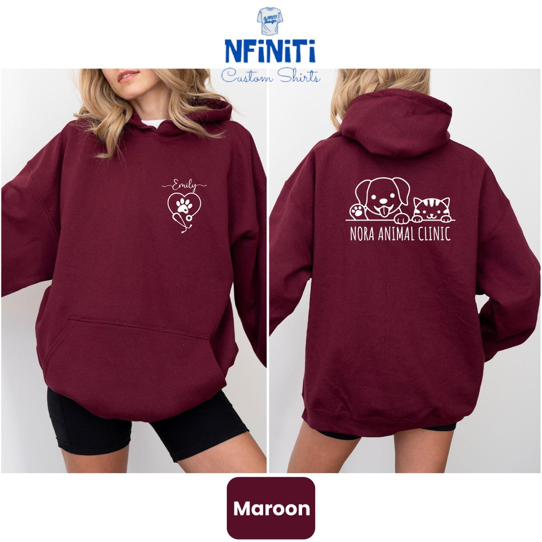 Custom Vet Tech Hoodie: Personalized Veterinarian Gift - Etsy