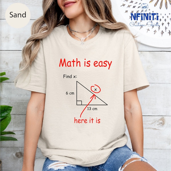 Funny Math Shirts - Etsy