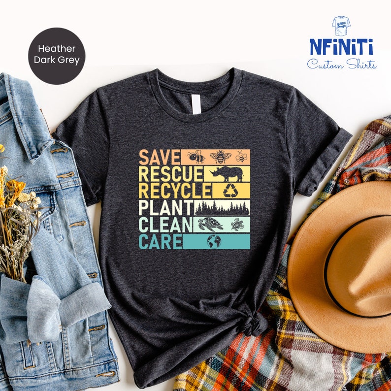 Environmental T-shirt: Earth Day Activist Tee - Etsy