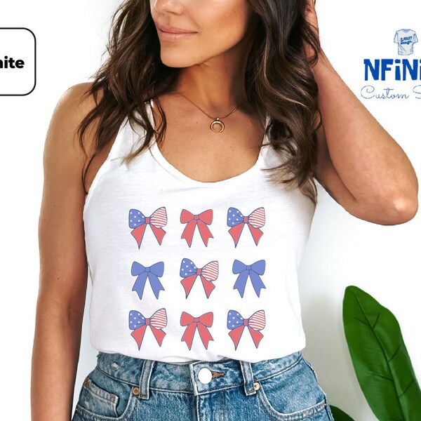 Tank Top With Bow - Etsy