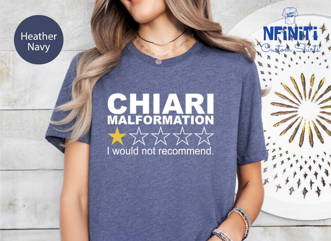 Chiari Malformation One Star Commend Awareness Shirt, Funny Chiari ...