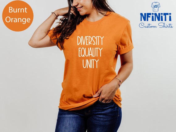 Diversity Equality Unity Unity Day Shirt Harmony Day - Etsy