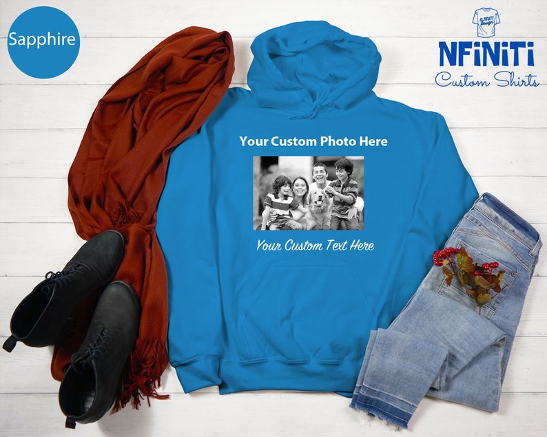 Custom Photo Hoodie Custom Hoodie Custom Picture Hoodies - Etsy