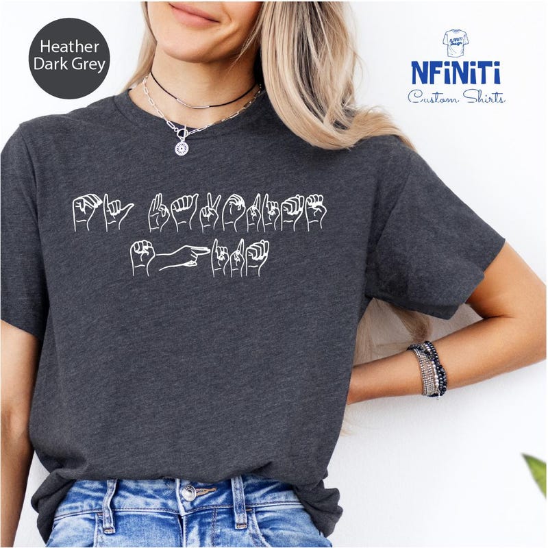 Personalized Asl Tshirts - Etsy
