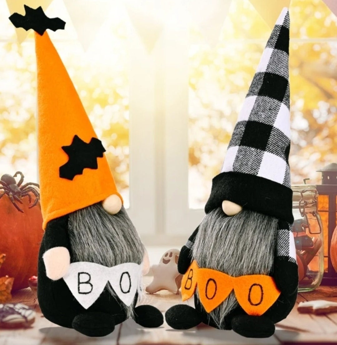 Halloween BOO Gnomes set or Singles - Etsy