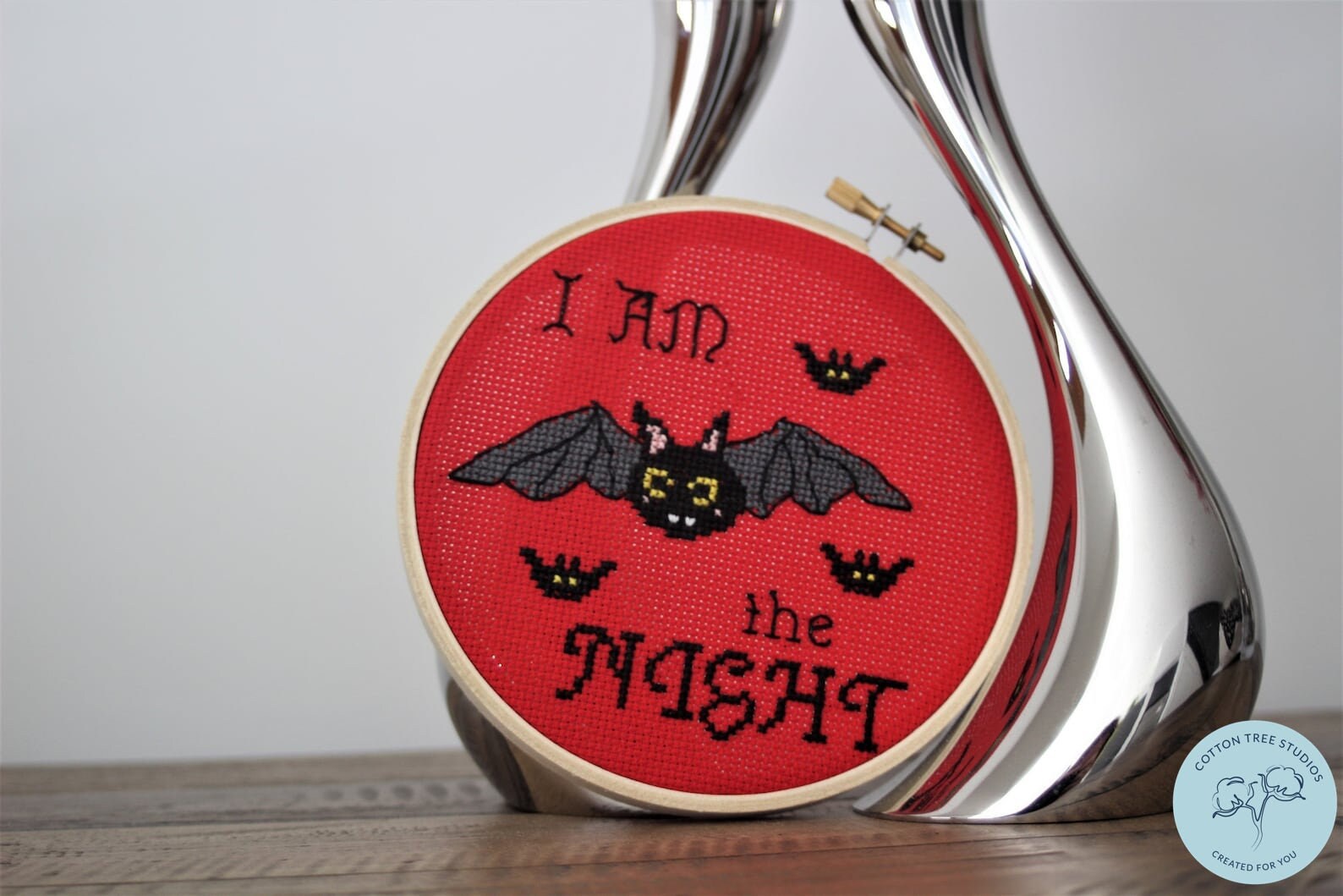 I Am the Night Bat Cross Stitch Pattern - Etsy