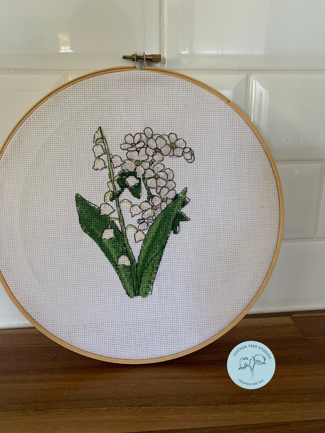 May Birth Flowers Cross Stitch Pattern PDF - Etsy
