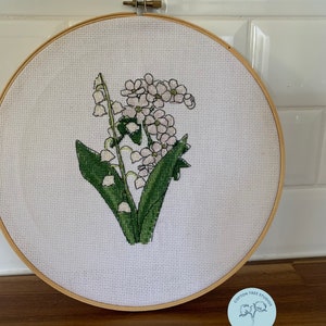 May Birth Flowers Cross Stitch Pattern PDF - Etsy