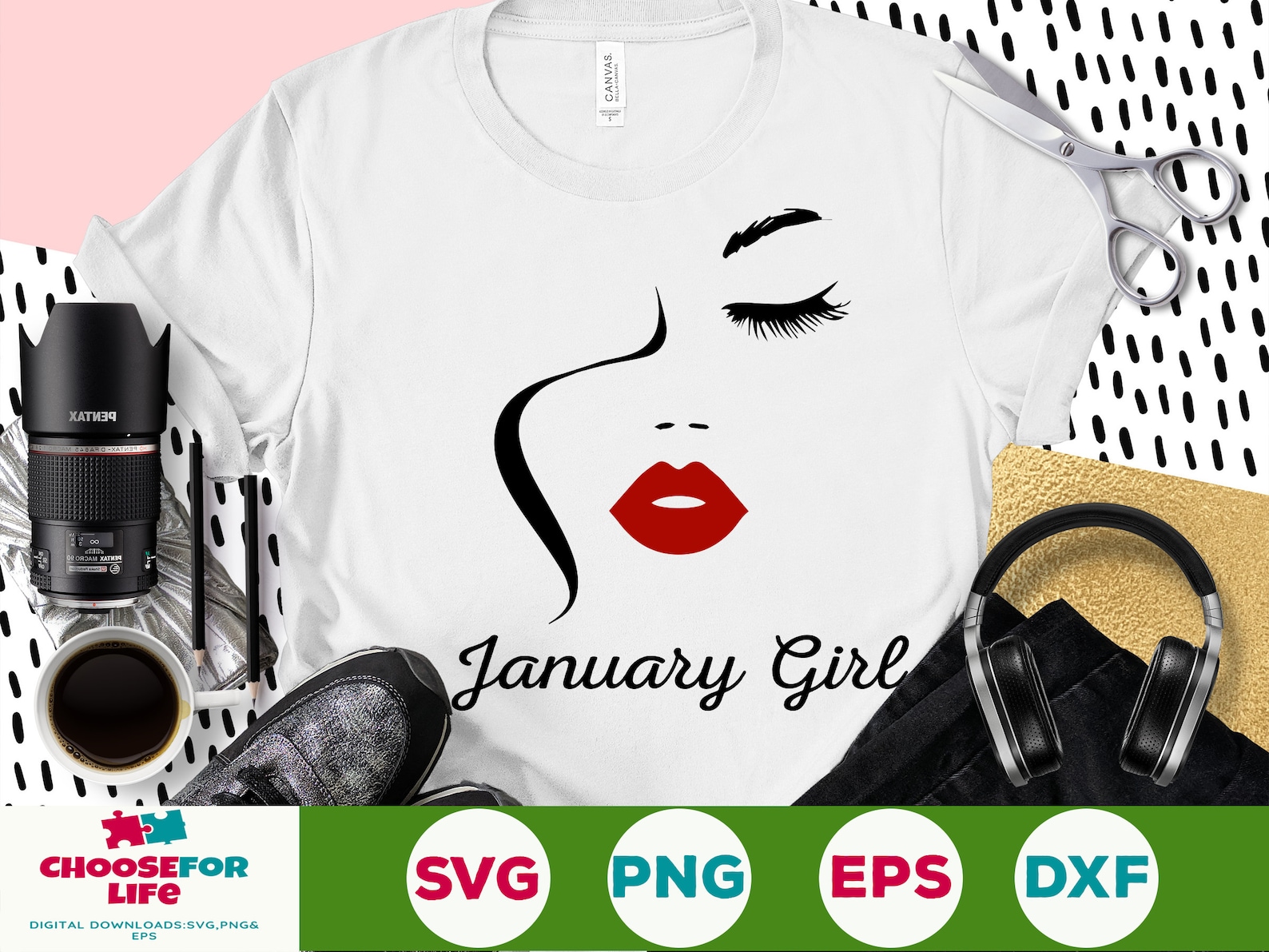 January Girl Svg Birthday Girl Born in January Svg Birthday - Etsy