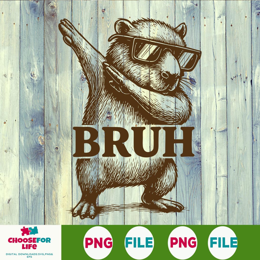 Dabbing Capybara PNG – Funny Capy Meme Clipart, Bruh Capybara ...