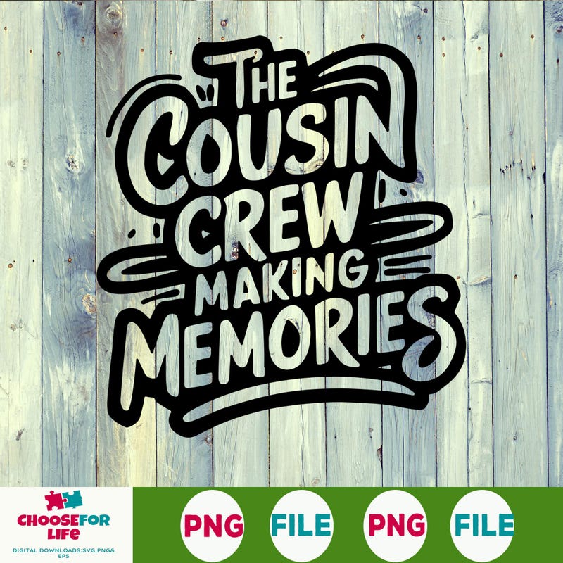 Cousin Crew Svg' - Etsy