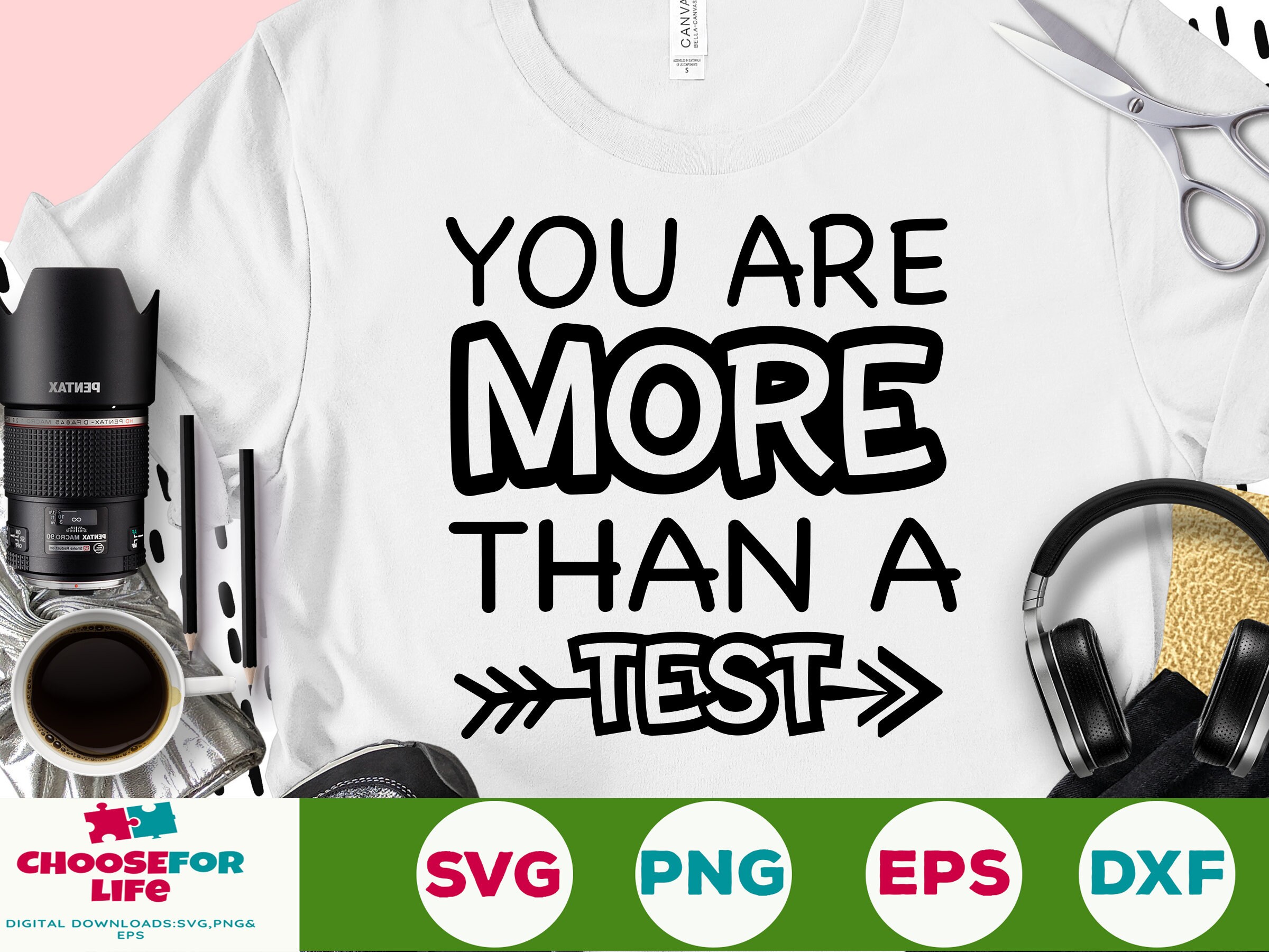 You Are More Than a Test SVG Testing Svg Motivational Teacher School ...