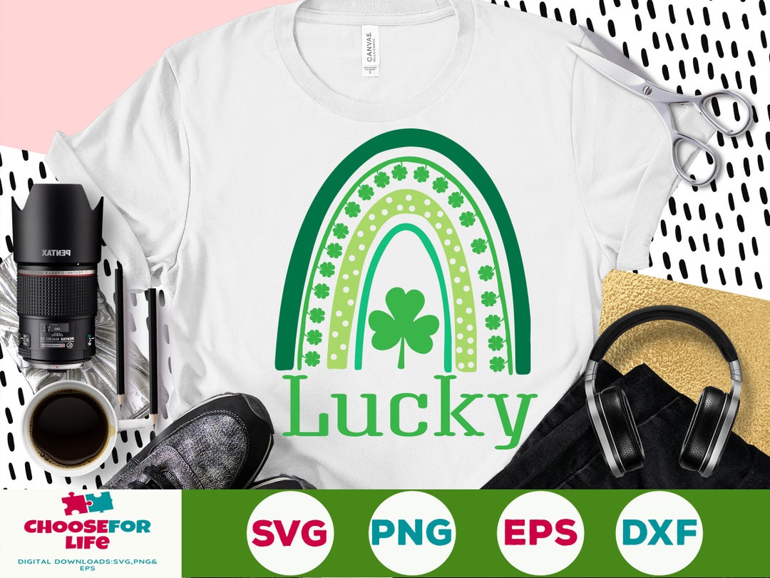 Lucky Rainbow Svg St Patrick's Day Rainbow Svg Rainbow Svg, Lucky ...