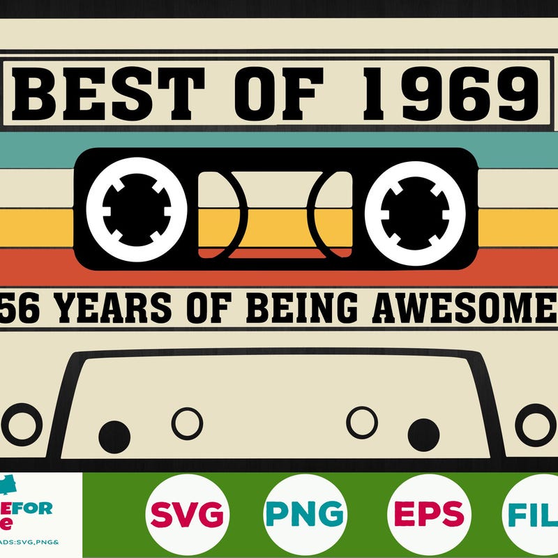 1969 Svg - Etsy