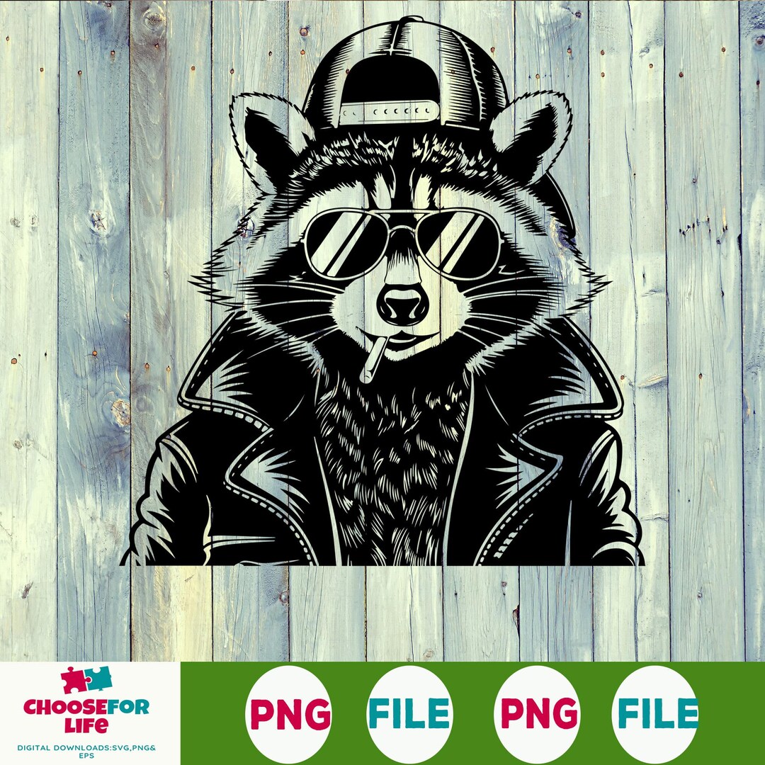 Raccoon Mullet Trucker Hat SVG PNG, Funny Redneck Sublimation Design ...