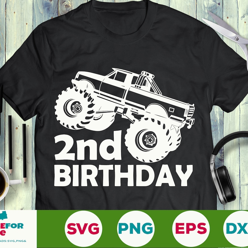 Monster Truck Png Two - Etsy UK
