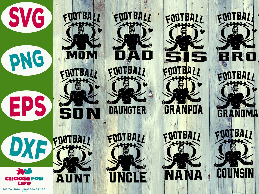 Football Svg, Football Svg Bundle, Football Family Svg, Football Dad ...