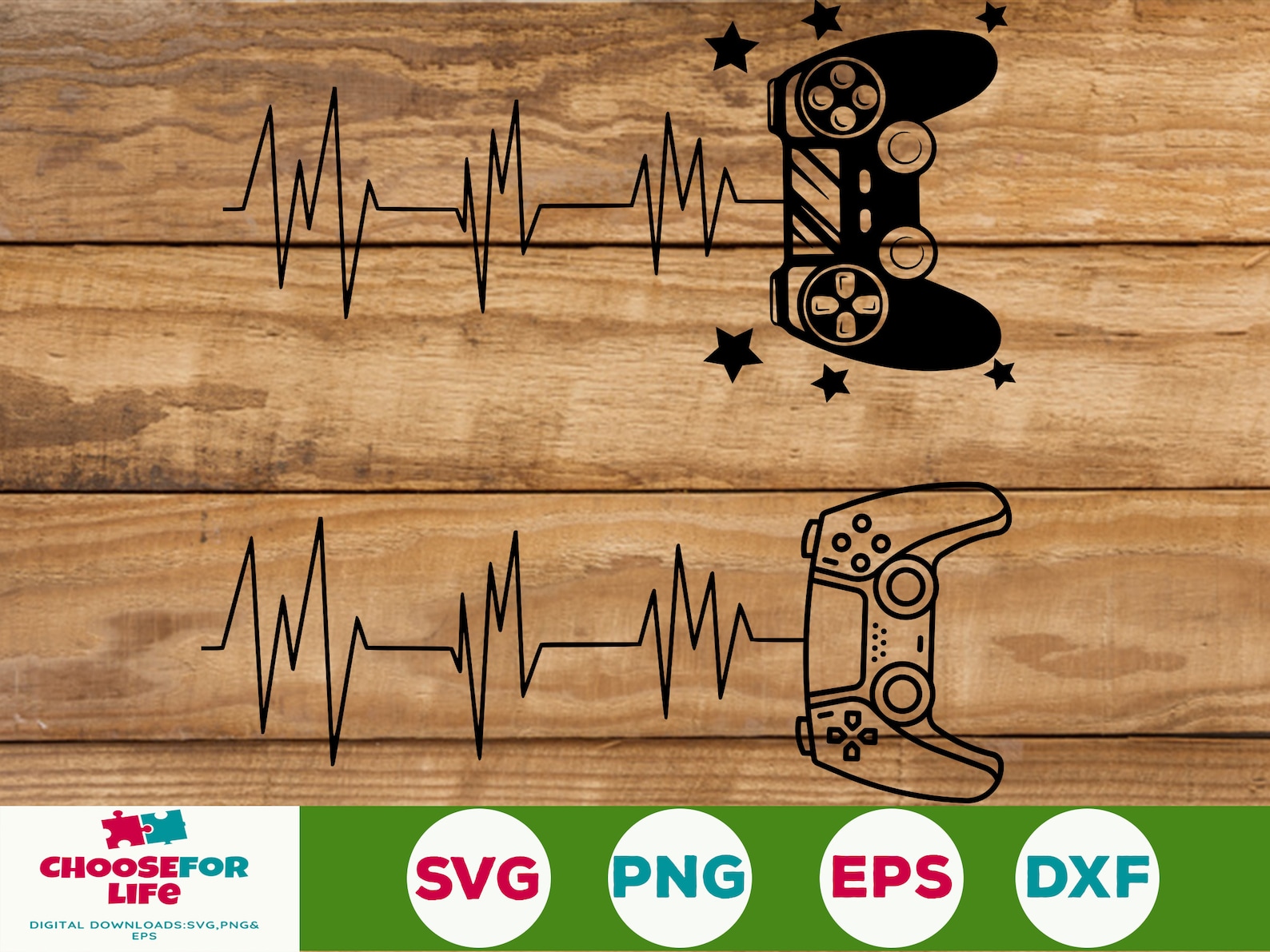 Heart Beat SVG Gamer Heartbeat Svg Game Control Heartbeat Svg - Etsy