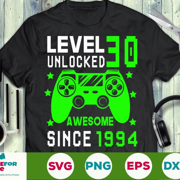 Level 30 Unlocked Png - Etsy