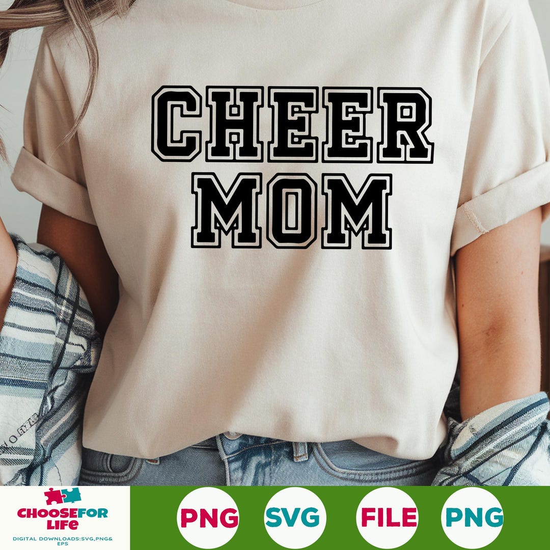 Cheer Mom SVG, Cheer Mom Varsity Svg, Cheer Mom Shirt Svg, Cheerleading ...