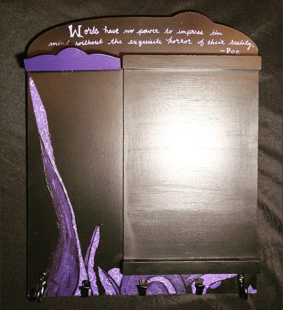 Message Board Chalkboard Organizer Key Holder Command - Etsy