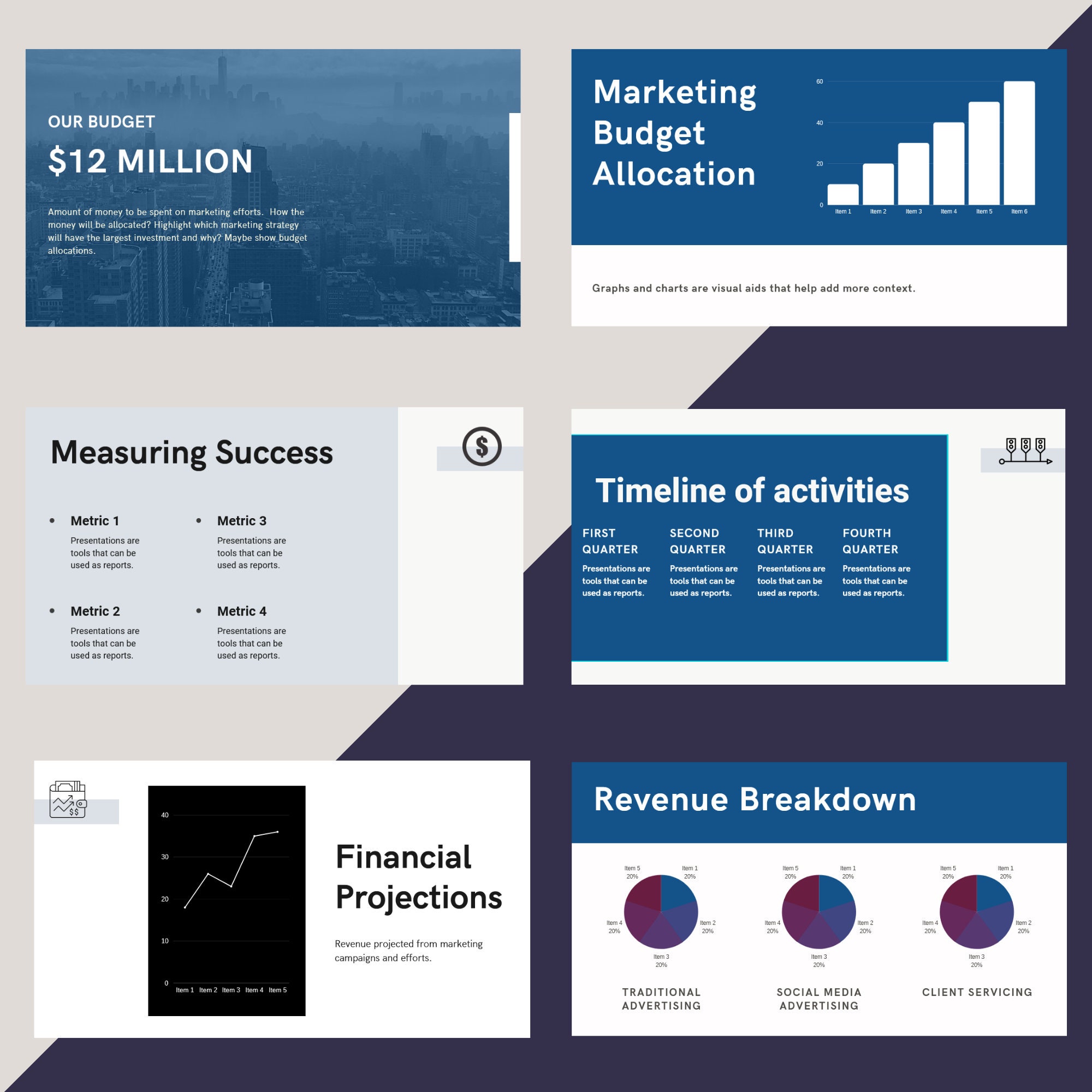 Business Plan Template, Business Plan Powerpoint Template, Project ...