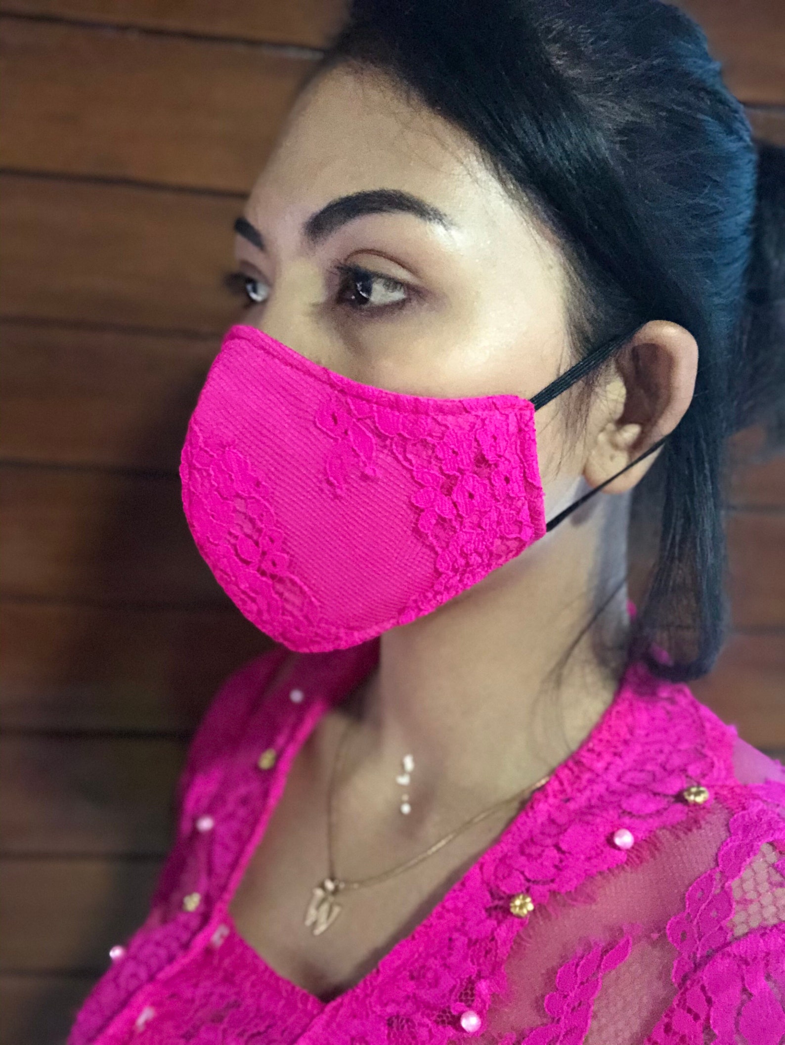 Bali Face Mask in Bali Brocade With 3 Ply Inside - Etsy