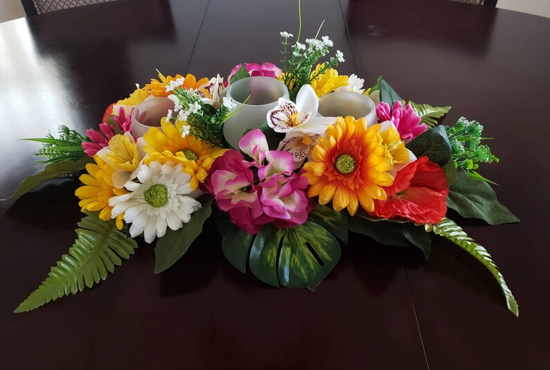 Custom Centerpieces Made to Order With Your Favorite Colors - Etsy