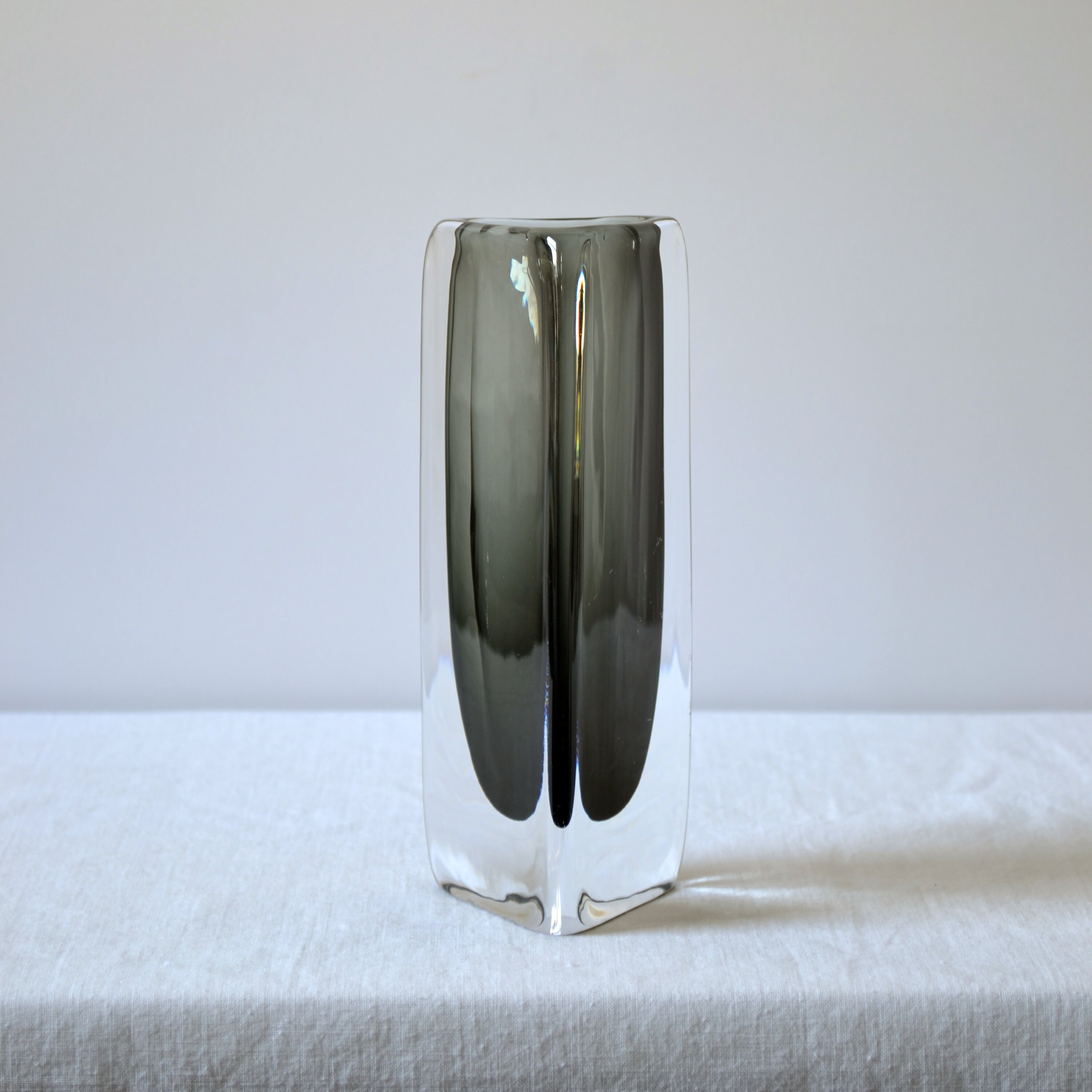 Nils Landberg for Orrefors Vintage Vase Dusk Series Scandinavian ...