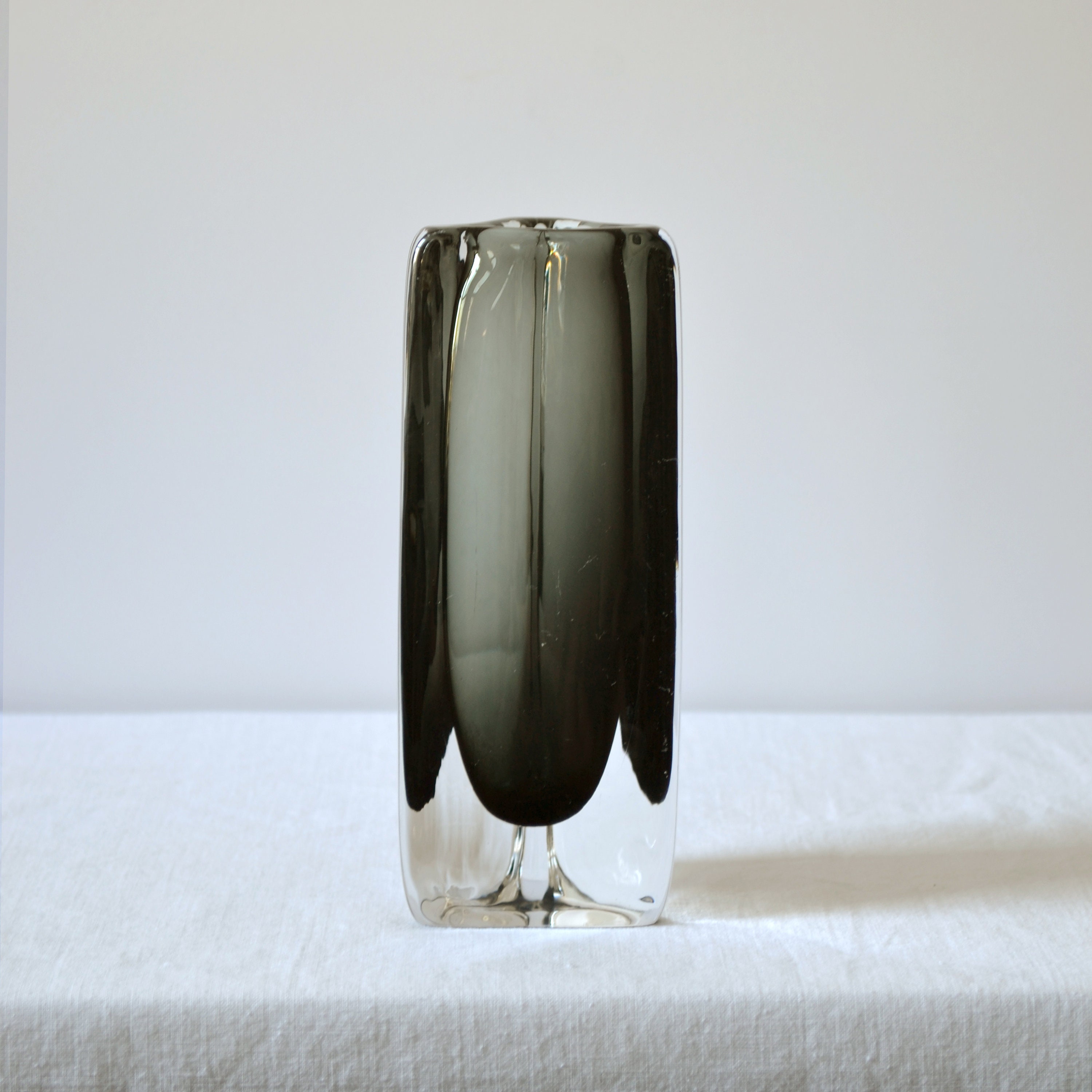 Nils Landberg for Orrefors Vintage Vase Dusk Series Scandinavian ...