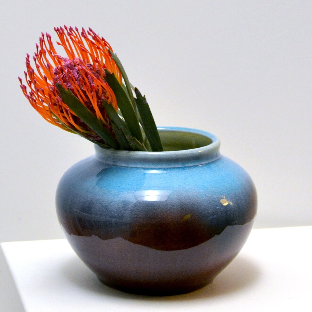 Pisgah Forest Pottery Vase Collectible Vintage Hand Thrown - Etsy