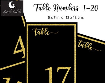 Large Table Numbers | Etsy