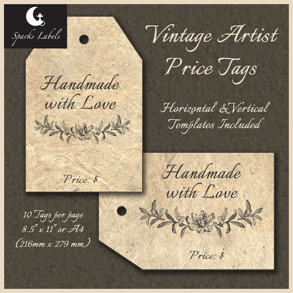 Vintage Price Tag Template