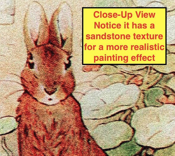 Framed Vintage Peter Rabbit Clip Art, Whitewashed Frames, Vintage ...