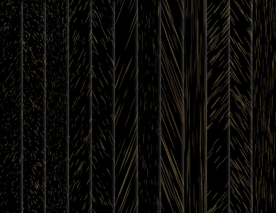 Gold Rain Backgrounds, 12 Digital Papers, Instant Download, Printable ...