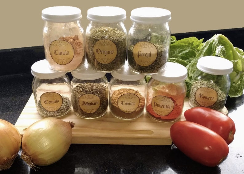 Vintage Spice Labels - Digital Download - Customizable - Etsy