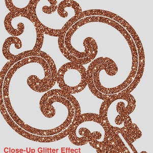 Glitter Keys Clip Art, 12 Elements, Vintage Keys, Digital Overlays ...
