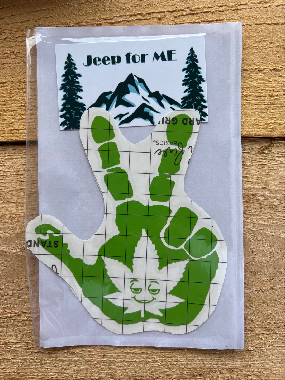 High Weed Wave Mirror Decal - Etsy