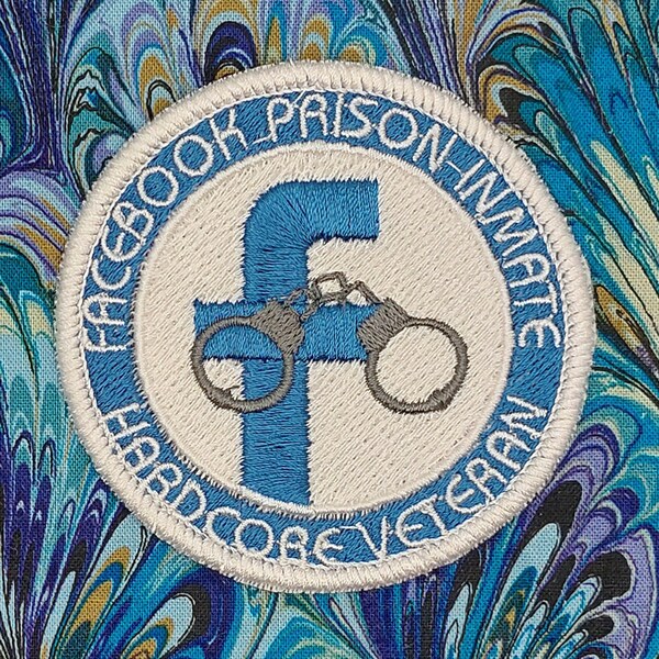 Facebook Inmate Patch - Etsy