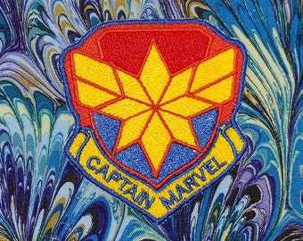 Captain Marvel Hard Enamel Pin Quote Higher, Further, Faster 1.75 Tall ...