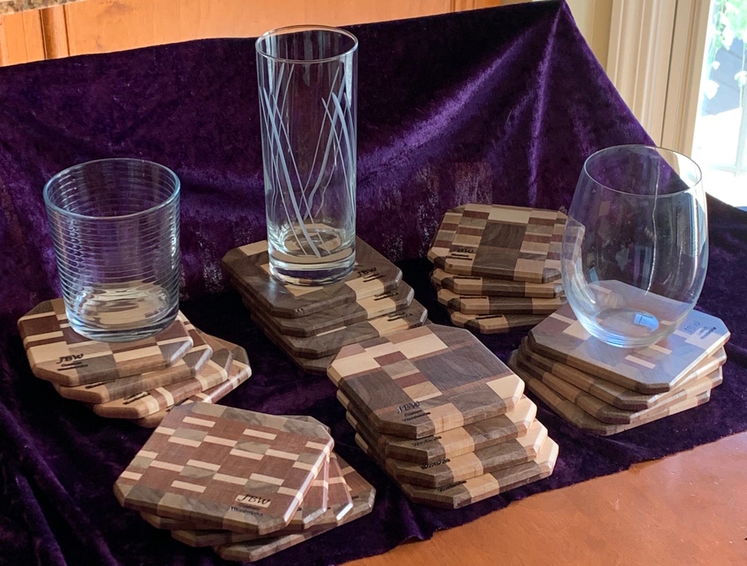 End Grain Coasters - Etsy