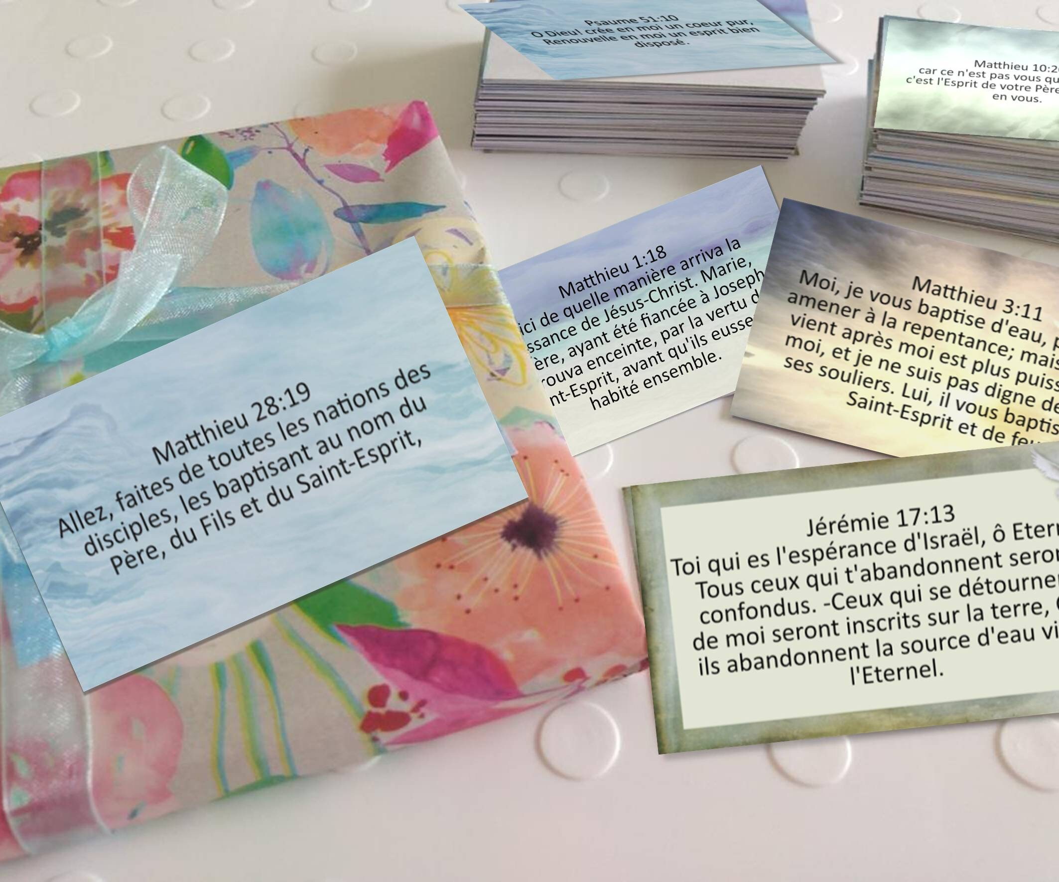 150 Printable Assorted Bible Verse Cards Holy Spirit God Christian ...