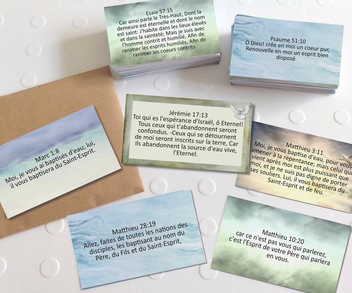 150 Printable Assorted Bible Verse Cards Holy Spirit God - Etsy