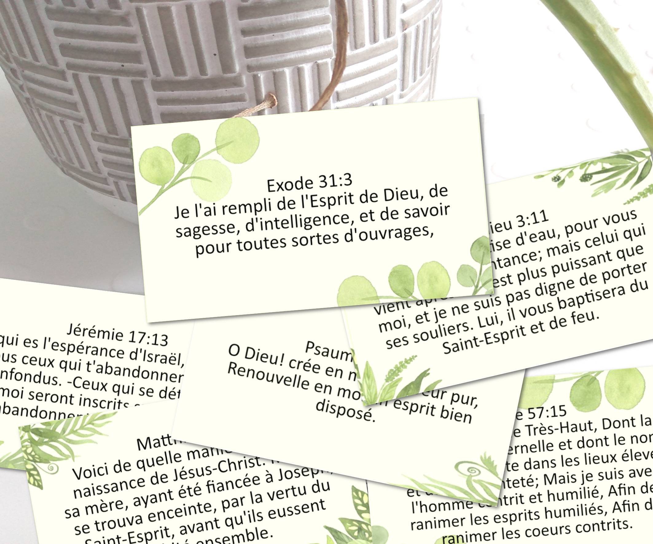 150 Printable Assorted Bible Scripture Verse Cards Holy Spirit God ...